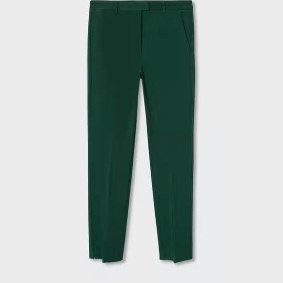 Mango | Pants & Jumpsuits | Mango Dark Green Suit Pants | Poshmark